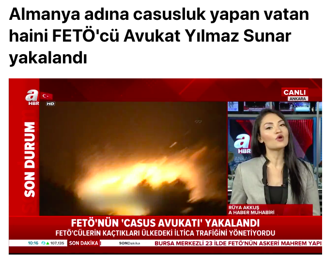 A Turkish lawyer who is legal counsel to foreign embassies in Ankara ...